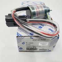 China OUSIMA Fuel Shut Off Solenoid Yanmar 1503ES-24S5SUC12S Stop Solenoid  1503ES-24S5SUC12S 24V for sale
