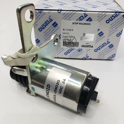 China OUSIMA 24VDC 32A61-09010 32A6109010  Shut Off Solenoid Valve For Excavator  E307 for sale