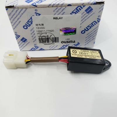 China OUSIMA 129211-77920 HC0119 Timer Glow Plug Relay Timer Unit For Yanmar 129211-77920 12V for sale