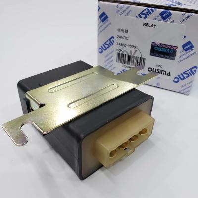 China OUSIMA 3466-00501 Starter Relay 346600501 24V For Excavator Parts SK6 for sale