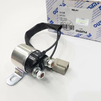 China OUSIMA 1251302 1480757 Switch Starter Motor Relay 125-1302 148-0757 24V Electric Part For Excavators for sale
