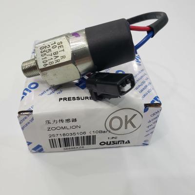 China OUSIMA Pressure Sonsor 25718035106 10Bar For Excavator ZOOMLION for sale