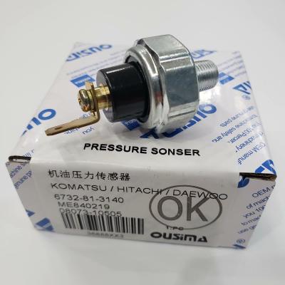 China OUSIMA 6732-81-3140 ME840219 08073-10505 Oil Pressure Sensor Switch 6732813140 0807310505 For Excavator Parts for sale