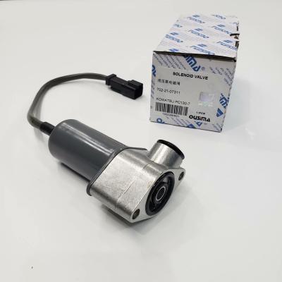 China OUSIMA Hydraulic Pump Main Pump Solenoid Valve 702-21-07311 For KOMATSU PC130-7 Excavator for sale