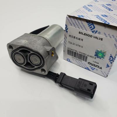 China OUSIMA Solenoid Valve 702-21-07610 7022107610 For Komatsu PC350-8 PC150-8 Excavator for sale