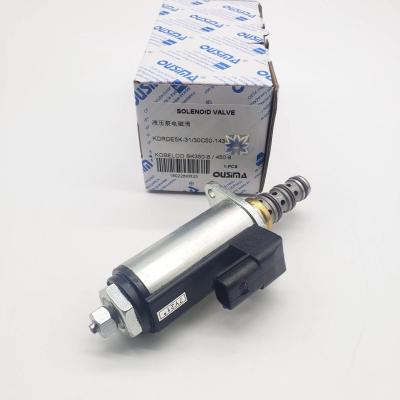 China OUSIMA Hydraulic Pump Solenoid Valve KDRDE5K-31/30C50-143 For Kobelco SK350-8 SK450-8 for sale