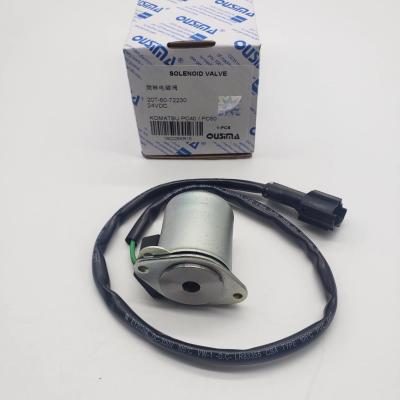 China OUSIMA Solenoid Valve 20T-60-72230 12VDC For Komatsu PC10 PC20 for sale