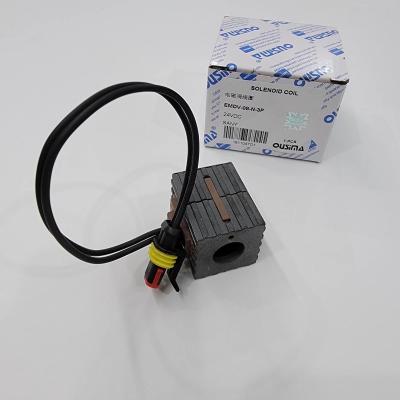China Excavator Sany Solenoid Valve Coil EMDV-08-N-3P-24VDC for sale