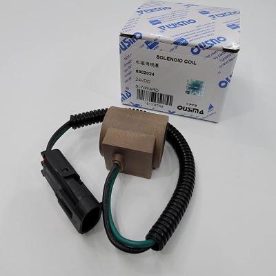 China Excavator Spare Parts 6302024 24 VDC Solenoid Coil Sunward for sale