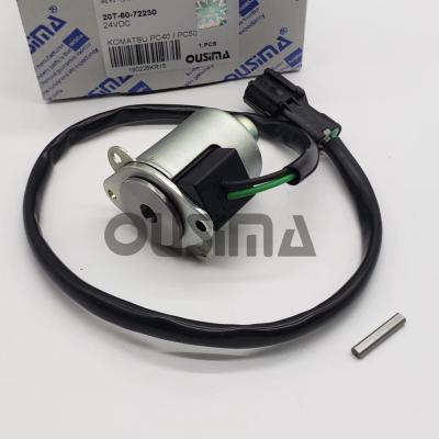 China 20T-60-72230 Excavator Solenoid Valve For PC10-7 PC15-3 PC20-7 PC28 PC40-7 PC35R-8 PC40R-8 PC45R-8 PC45-1 PC50 for sale