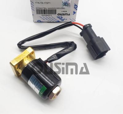 China 17A-15-17271Solenoid Valve For Komatsu  WA380-3 Wheel Loader Parts for sale