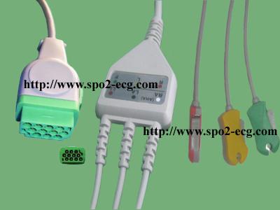 China GE-MEDICAL MARQUTTE Dash PRO 3000, Dash PRO 2000_IEC, 3lead, clip&11pin,TPU for sale