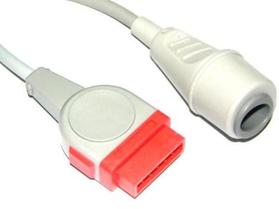 China GE Marqutte Transducer Adapter Cables Rectangle 11 Pin TPU Material for sale