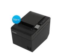 China Black POS Thermal Receipt Printer , Wireless Thermal Label Printer 150mm/S Speed for sale