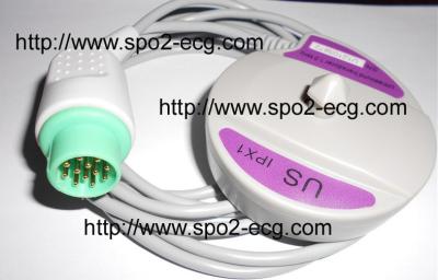 China Pulse US GE Ultrasonic Probes Round 12 Pin For Corometrics Patient Monitor for sale