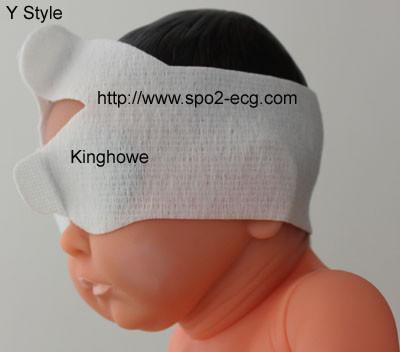 China Adjustable Y Shape Medical Eye Mask 24-33cm Size Comfortable For Baby for sale