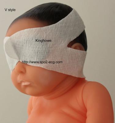 China Elastic Newborn Infant Eye Mask Unique Shape Less Pressure FDA / CE Standard for sale