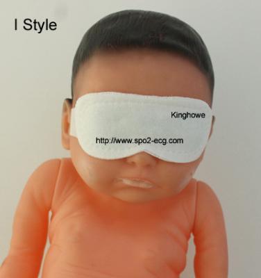 China Medical Surgical Phototherapy Eye Mask Sweat Absorption With Hook Section for sale