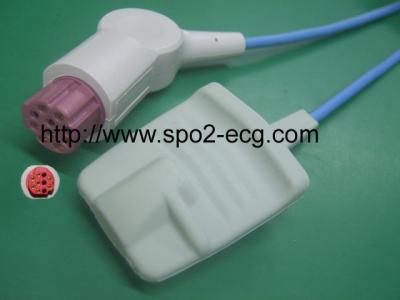 China 3m long wire Reusable Spo2 Sensor FOR S&W Artema Adult finger clip Spo2 Sensor, 10pin for sale