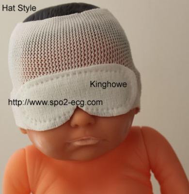 China Hat Style Neonatal Phototherapy Eye Mask L S M Size Soft Touch Single Use for sale