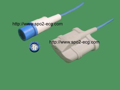China Adult silicone soft_Siemens/Darger round 7pin spo2 sensor_SC8000,SC9000XL for sale