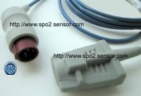 China Kontron 7138,7840,7845 - spo2 sensor, Gray or bule cable, Round 6-pin for sale
