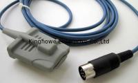 China Pediatric Datascope SPO2 Finger Sensor DIN 8 Pin 3m Cable CE Standard for sale