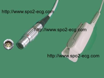 China 7 Pin Reusable SpO2 Sensor Finger Clip Softtip 12 Months Warranty for sale