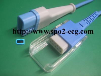 China Blue  Spo2 Cable With TUP / PVC Materials OEM 700-0020-0 CE Listed for sale