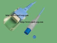 China 8 Feet Hellige SPO2 Extension Cable Round 10 Pin To DB9F With 12 Months Warranty for sale