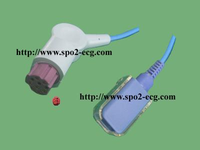 China 8 Feet Blue Spo2 Sensor Cable 660 / 905 - 2 Emitter For For Adult / Pediatric for sale