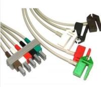 China TPU Philips ECG Cables / Lead Shielded Cable 3.6 Metre For All AA- Plug System for sale