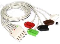 China TPU Philips ECG Cables / Lead Shielded Cable 3.6 Metre For All AA- Plug System for sale