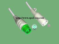 China Insulated One Piece ECG Lead Cable DS5300W Accurate Messurement Snap End for sale