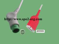 China Mindray Electrode Lead Wires One Piece With 6- Pin Connector , TPU Material for sale