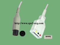 China Mindray Electrode Lead Wires One Piece With 6- Pin Connector , TPU Material for sale