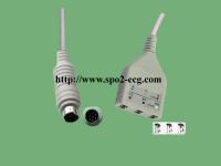 China One Piece ECG Lead Cable Reusable TPU Material With DB9M / MD6M Model for sale