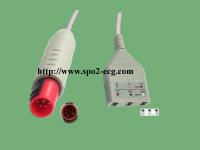 China Bionet BM3 Reusable Ecg Patient Cable Round 8 Pin 3.6 Metre CE Standard for sale