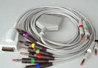 China EK-10 Surgical Plastic EKG Machine Cable Single Piece IEC And AHA for sale