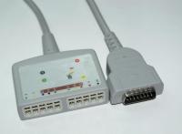 China GE- Marquette / Hellige ECG Machine Cable VS-2P Plug One Piece CE Approval for sale