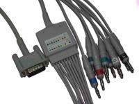 China Philips EKG Machine Cable TPU Material With 3.8 Metre Grey Wire CE ISO13485 for sale