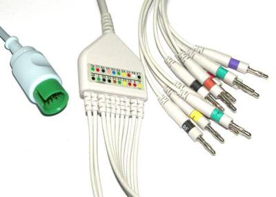 China Spacelabs EKG Machine Cable Multilink 10 Leads For Medical Monitor for sale