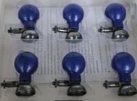 China Suction Ecg Clamp Electrodes / Chest ECG Suction Cups For 3.0mm Din Plug for sale