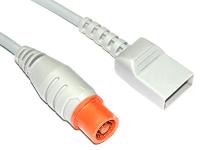 China IBP Transducer Adapter Cables , Disposable Temperature Probe Nylon Plug for sale