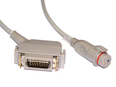 China Siemens Pressure Transducer Adapter Cables 12 Foot 10pin Connector for sale