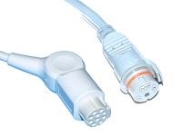 China Datex Edwards Transducer Adapter Cables Latex Free 10 Pins ISO 10993-5 Certificate for sale
