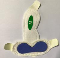 China Safe Comfortable Infant Sleep Mask Multi - Layered With Blue And White Colour for sale