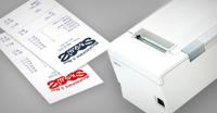 China 2 Inch Auto Cutter Thermal Receipt Printer / White Wireless Thermal Label Printer for sale