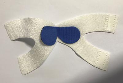 China Size Customized Infant Eye Mask Phototherapy Treatment Secure With Hook Section for sale