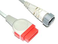 China GE Marqutte Transducer Adapter Cables Rectangle 11 Pin TPU Material for sale